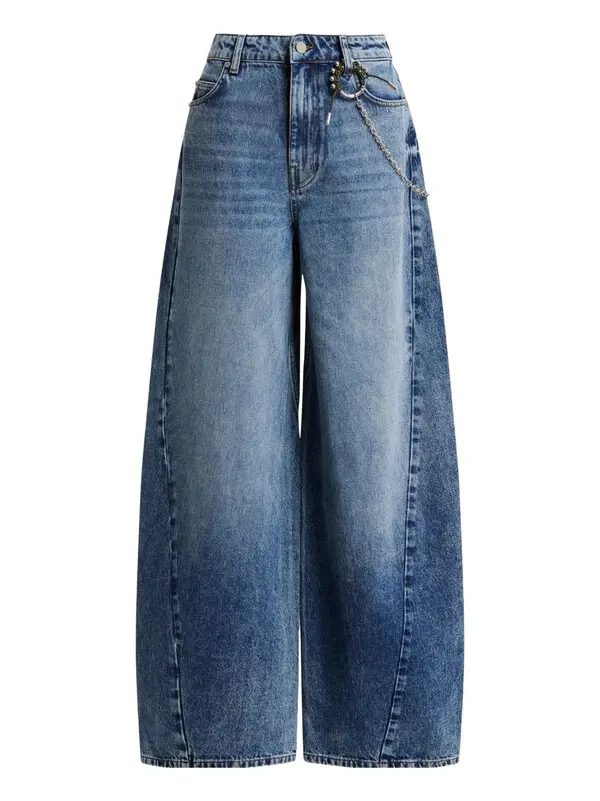 Essentiel Antwerp Cotton Barrel-leg Jeans - Blue