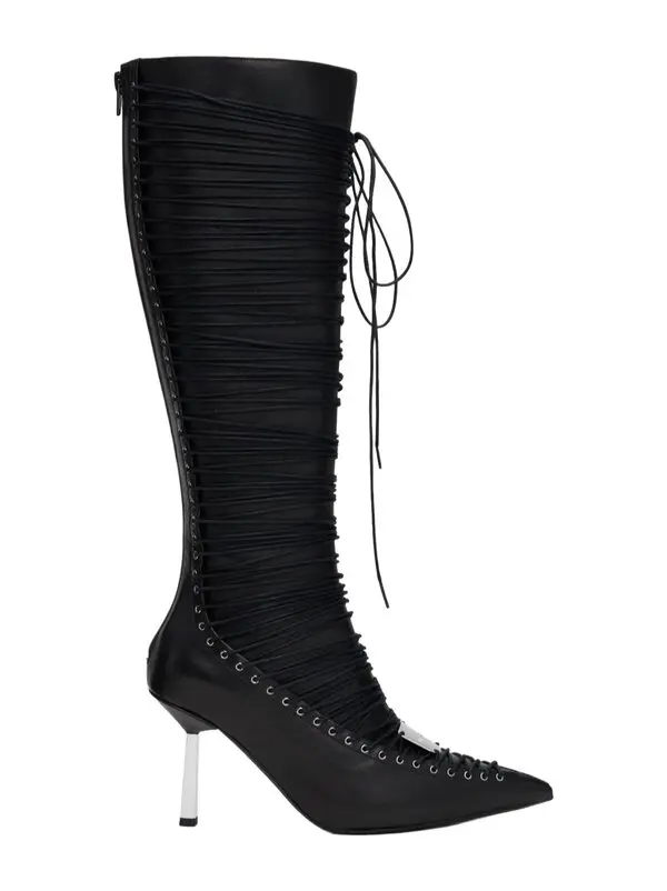 MISBHV High-heeled Knee-length Boots - Black