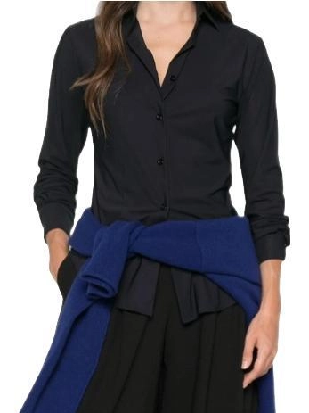 MAZZARELLI Long-sleeve Button-up Shirt - Black