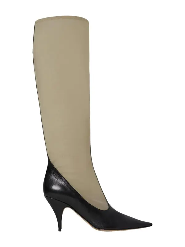 THE ROW 90mm Mesh Knee-high Boots - Black