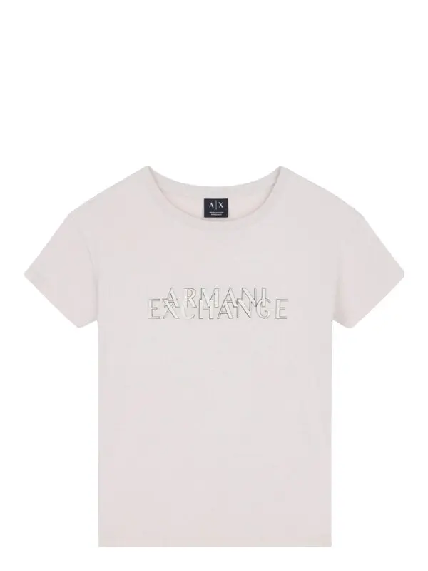 Armani Exchange Short Sleeve Crewneck T-shirt - White