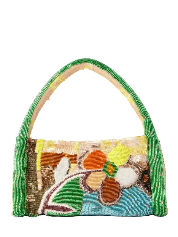 ALEMAIS Limelight Beaded Shoulder Bag - Multi