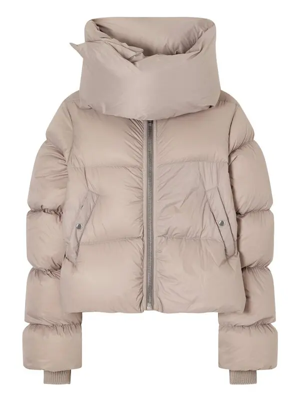 Rick Owens Tower Cropped Shell Down Jacket - Pink