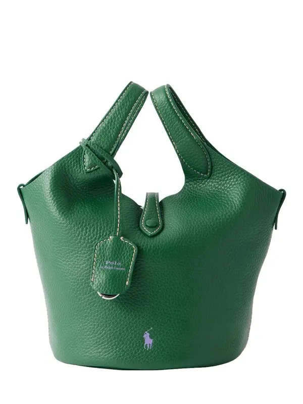 Polo Ralph Lauren Small Leather Tote - Green