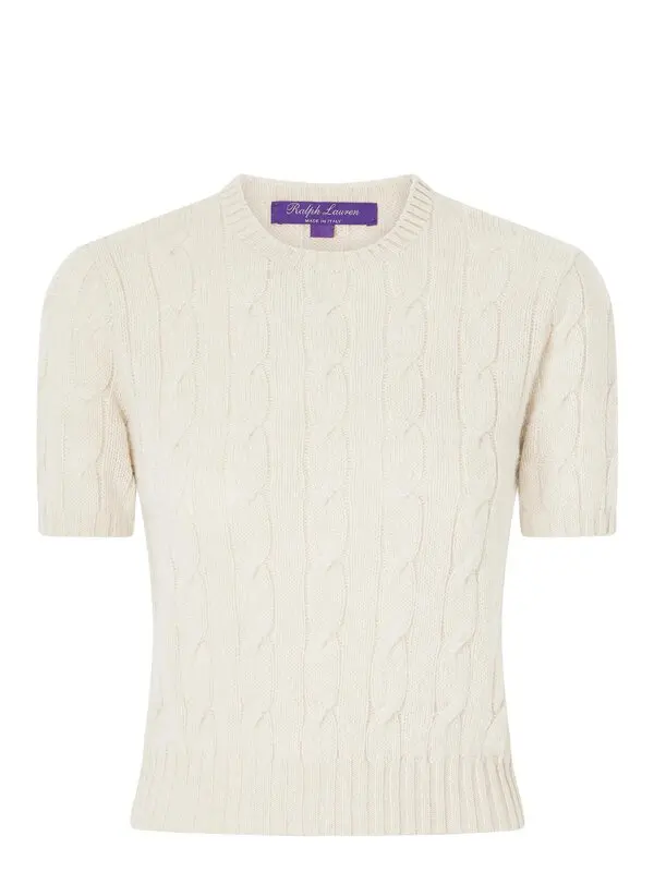Ralph Lauren Cable-knit Cashmere Sweater - Neutrals