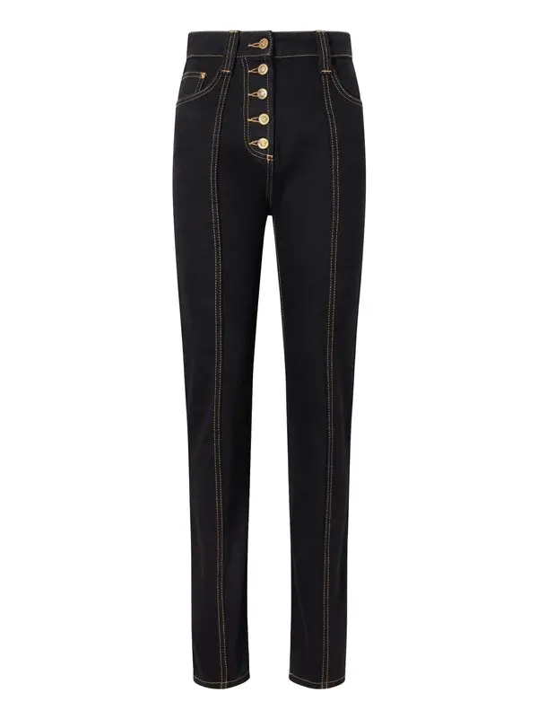 Versace Straight-leg Jeans - Black