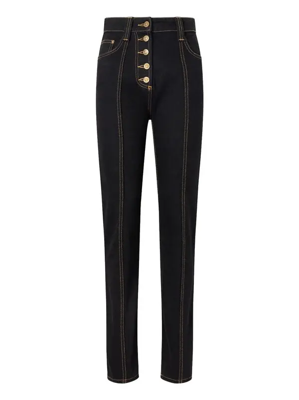 Versace Straight-leg Jeans - Black