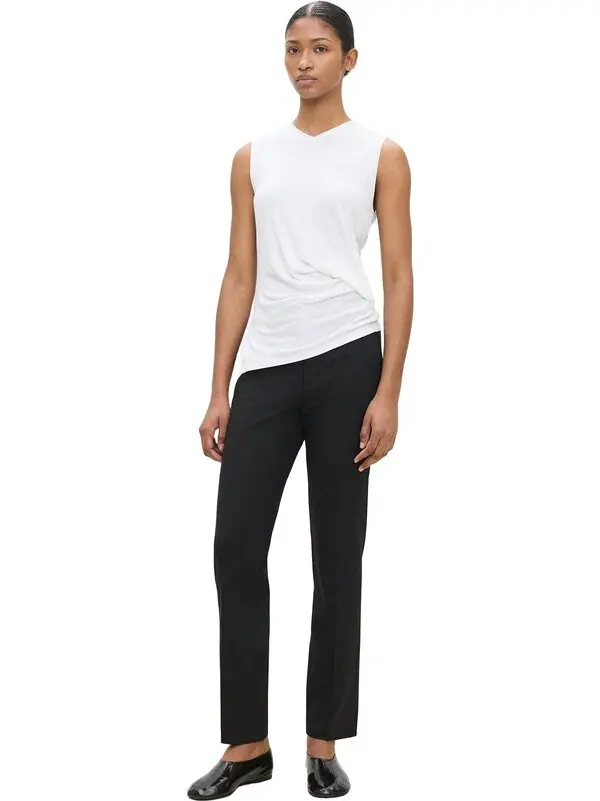 Theory Marcee Pant In Good Wool - Black