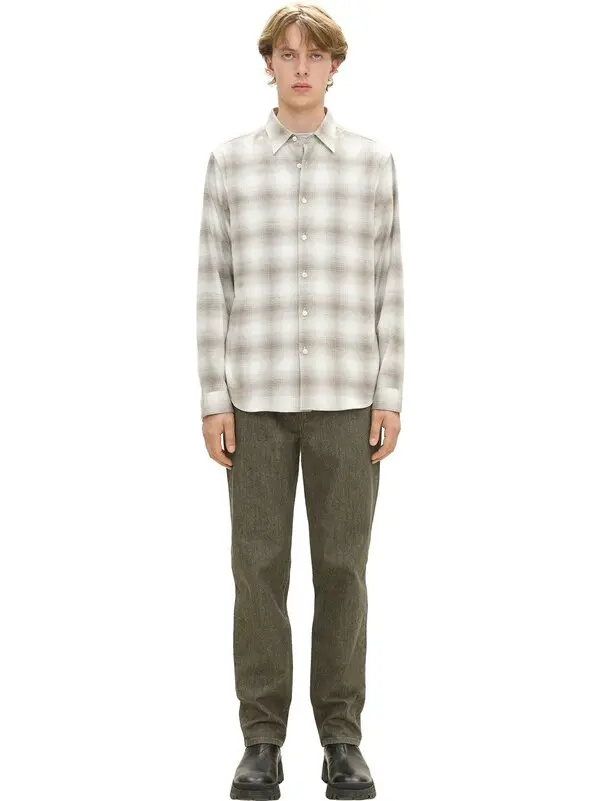 Theory Standard Jean In Tinted Denim - Army