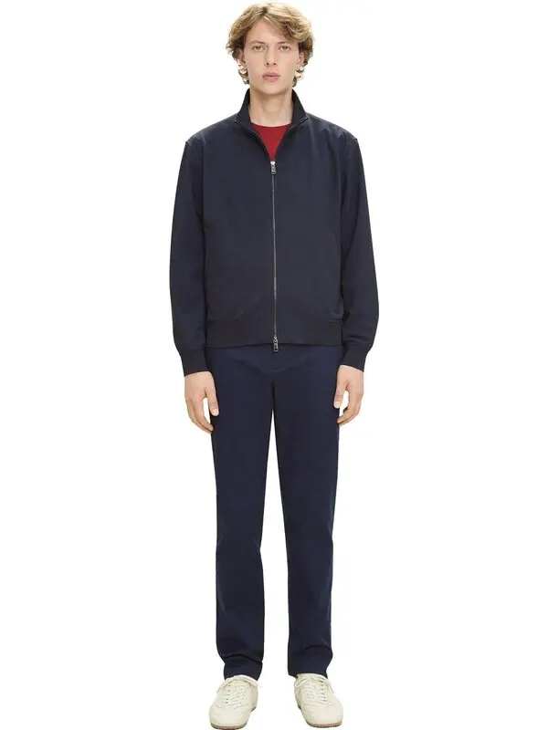 Theory Bomber Jacket In Precision Ponte - Baltic