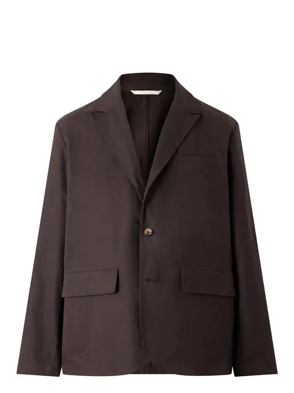De Bonne Facture Métier Cotton-twill Suit Jacket - Brown