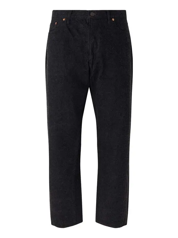 KAPTAIN SUNSHINE Straight-leg Selvedge Jeans - Black