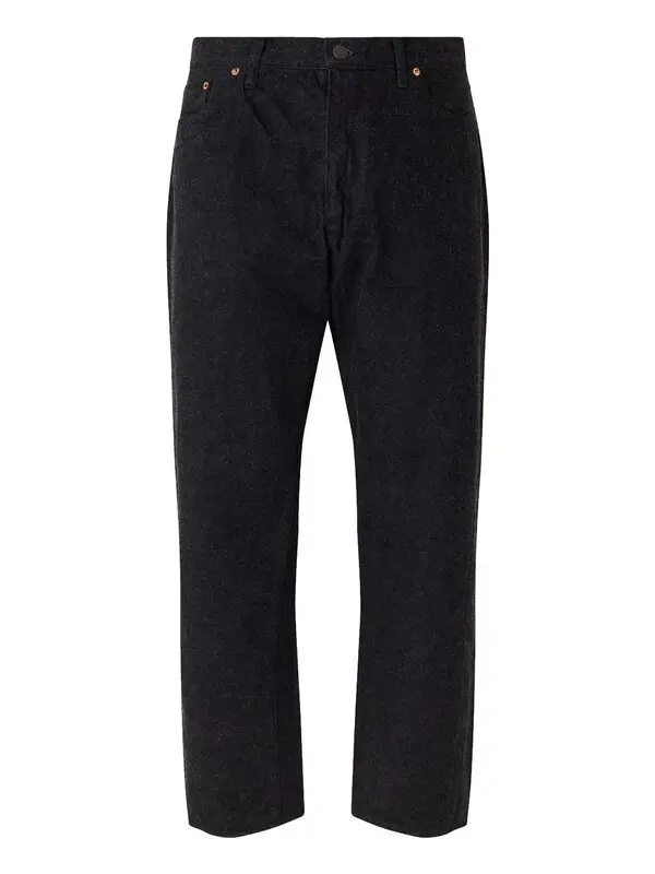 KAPTAIN SUNSHINE Straight-leg Selvedge Jeans - Black