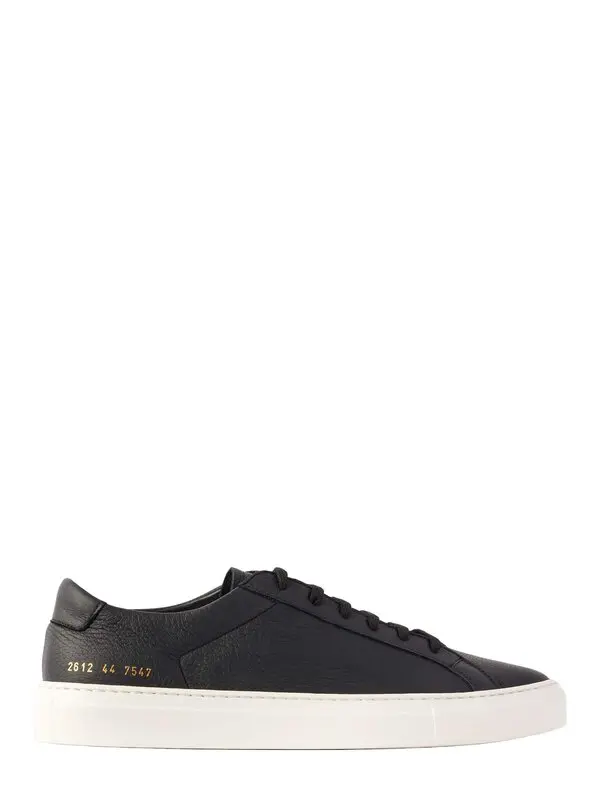 COMMON PROJECTS Achilles Full-grain Leather Sneakers - Black