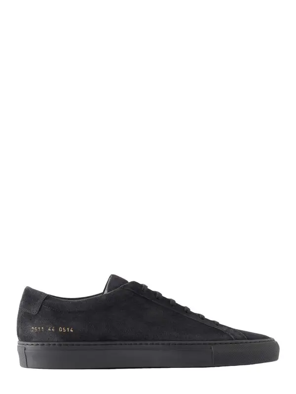 COMMON PROJECTS Achilles Suede Sneakers - Black