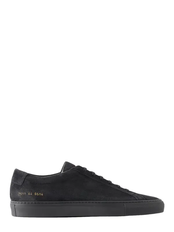 COMMON PROJECTS Achilles Suede Sneakers - Black