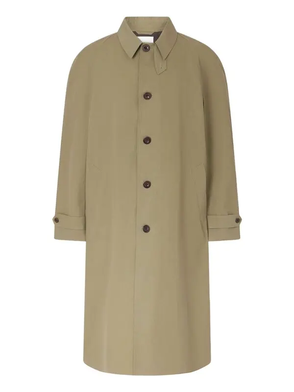 THE ROW Sitali Cotton-gabardine Trench Coat - Green