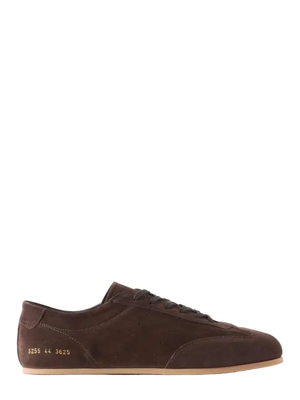 COMMON PROJECTS Winter Driving Suede Sneakers - Dark Brown