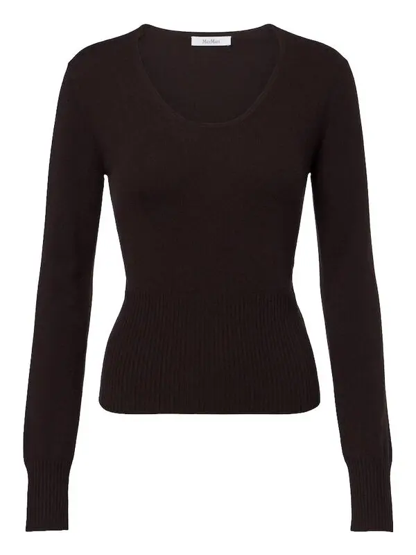 Max Mara Wool And Cashmere Sweater - Brown