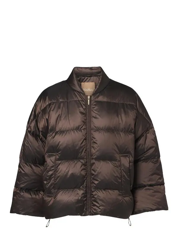 Max Mara Quilted Puffer Jacket - Brown