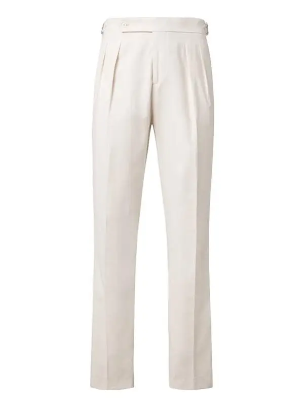Brunello Cucinelli Cotton Corduroy Slim Pants - White