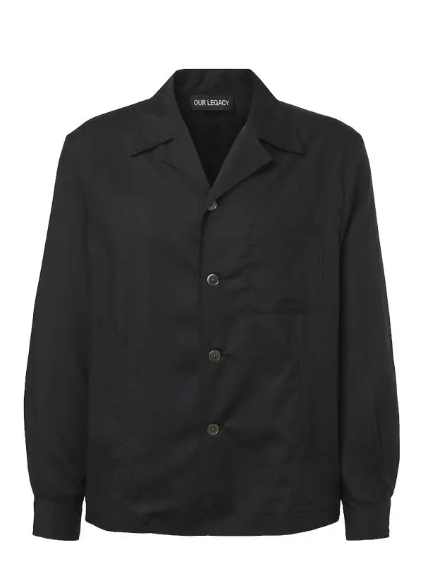 Our Legacy Virgin Wool Shirt - Black