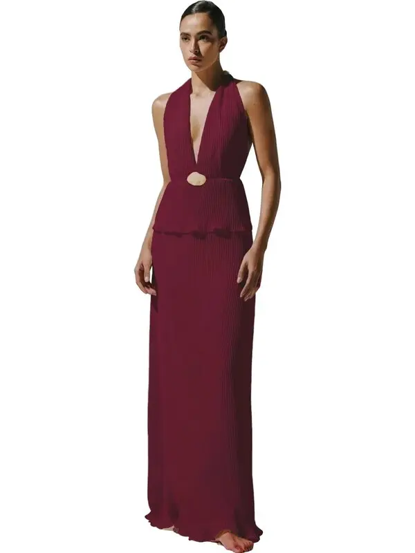 BAOBAB Merida Maxi Dress - Cabernet