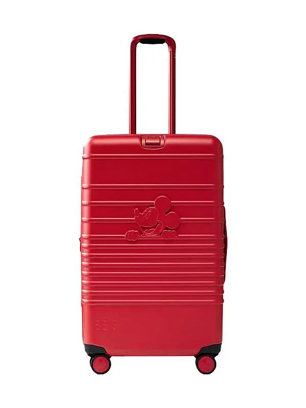 BEIS The Disney Medium Check-in Roller Suitcase - Mickey Mouse Red
