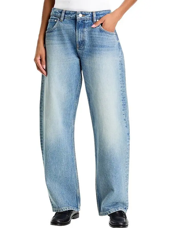 EB DENIM Shifter Bowed Mid Rise Jeans - Luca