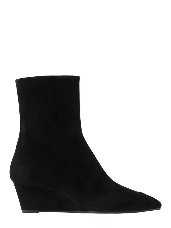 AeydĒ Mia Cap 55 Suede Ankle Boots - Black