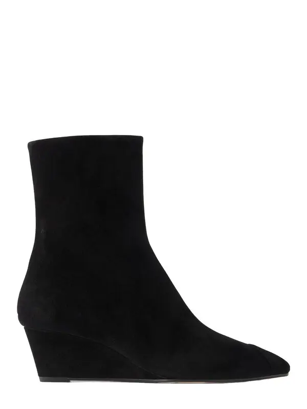 AeydĒ Mia Cap Suede Ankle Boots - Black