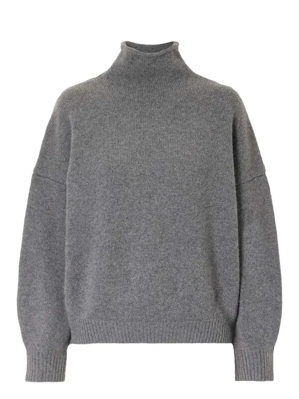 Arch4 Cimmie Cashmere Turtleneck Sweater - Gray