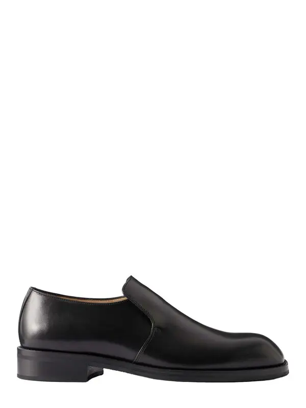 LEMAIRE Leather Loafers - Black