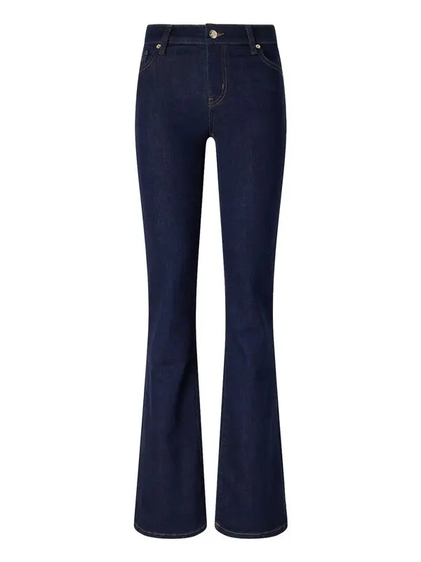 FRAME The Rodeo Low-rise Bootcut Jeans - Blue