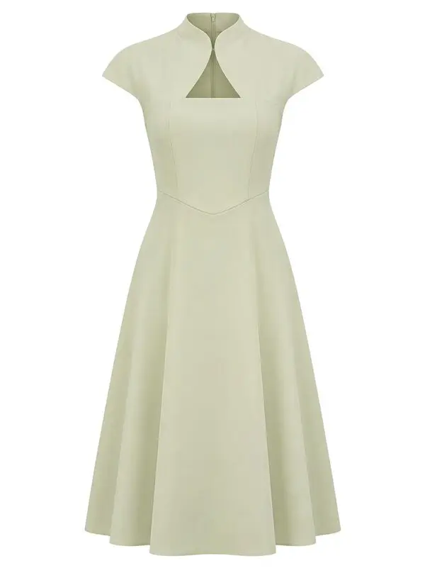GIRL IN MIND Amora Midi Dress Sage - Green