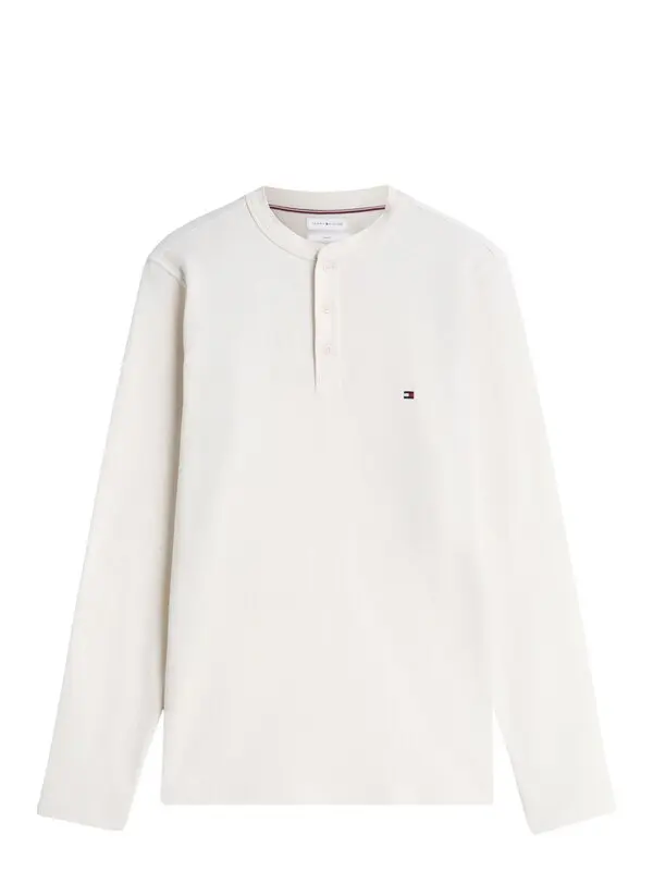 Tommy Hilfiger Long Sleeve Slim Fit T-shirt - White