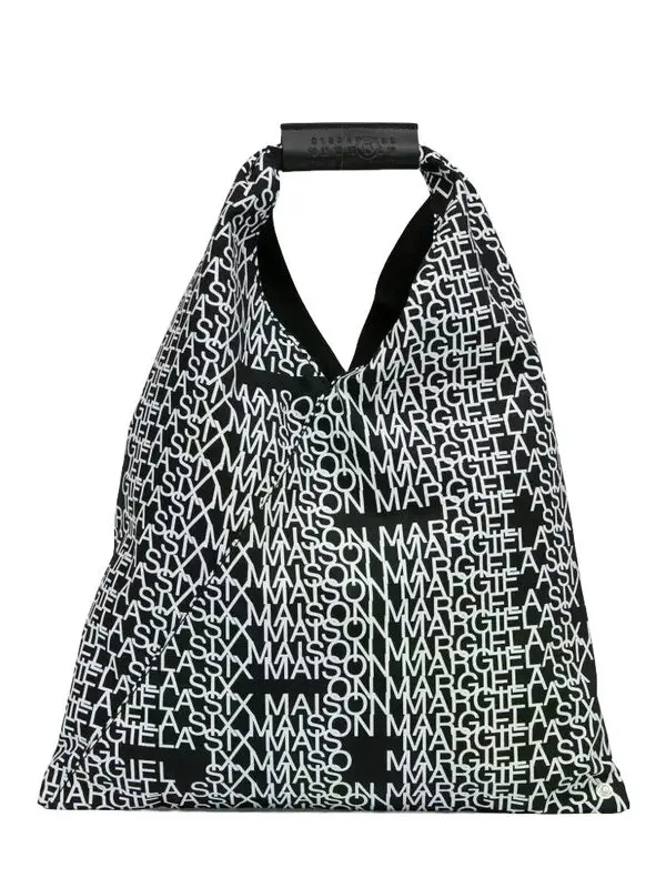 MAISON MARGIELA Japanese Logo-print Handbag - Black