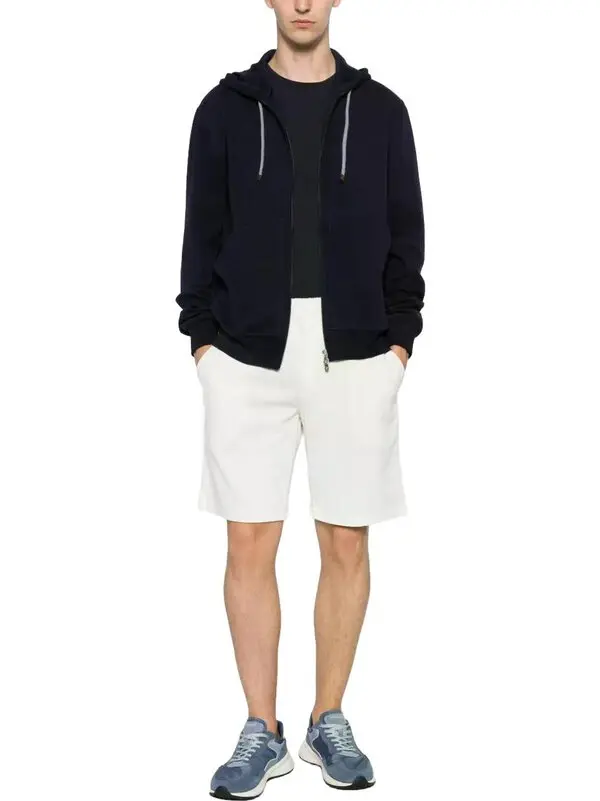 Eleventy Elasticated-waistband Shorts - White