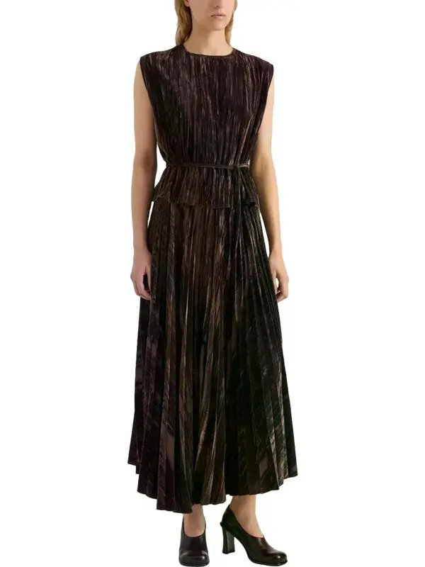 Proenza Schouler White Label Daphne Textured Midi Skirt - Brown