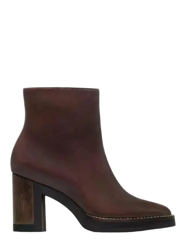Bernardo Nara Platform Ankle Boots - Brown