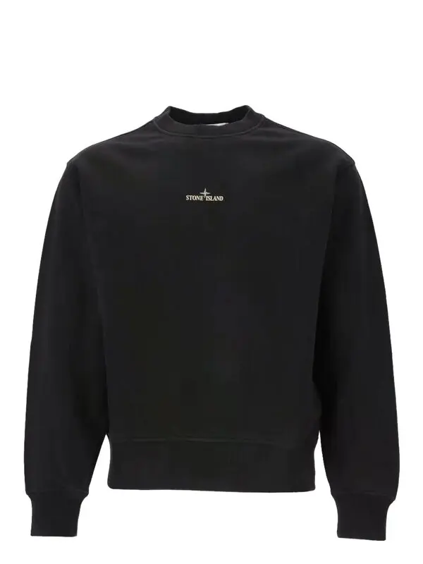 Stone Island 6100039 Organic Cotton Fleece - Black