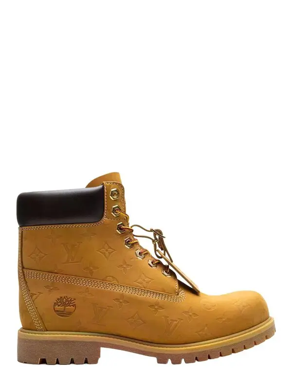 LOUIS VUITTON X Timberland Wheat Ankle Boots - Brown