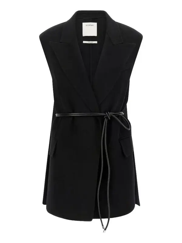 Sportmax Spxrapido Sleeveless Blazer - Black