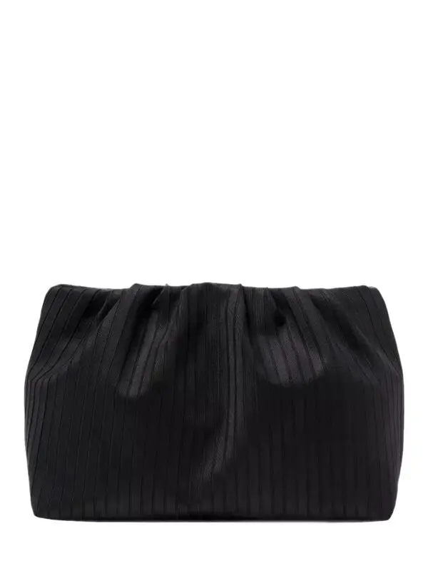 ERES Soiree Paradise Pleated Clutch Bag - Black