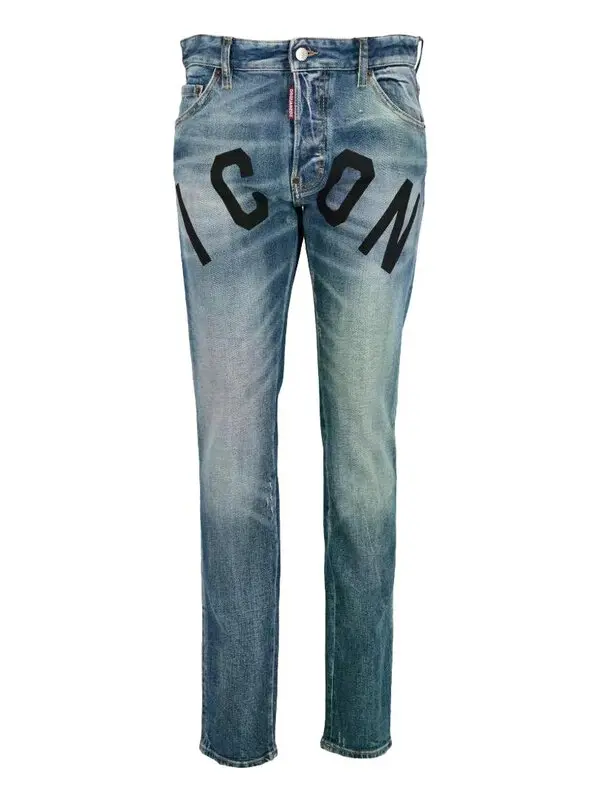 Dsquared2 Icon Logo Jeans - Blue