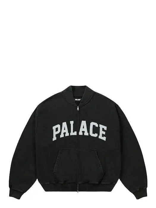PALACE Pigment College Bomber - Black