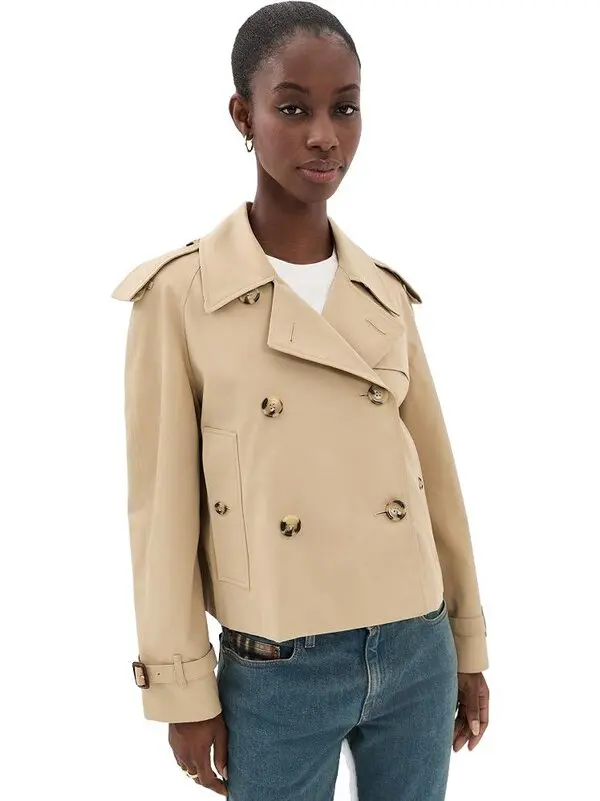 Burberry Mayfair Trench Coat - Honey