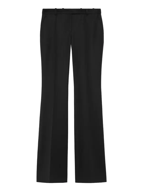 Alexander McQueen Tailored Bootcut Trousers - Black