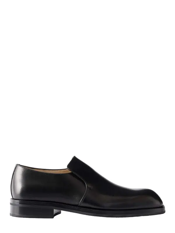 LEMAIRE Leather Loafers - Black