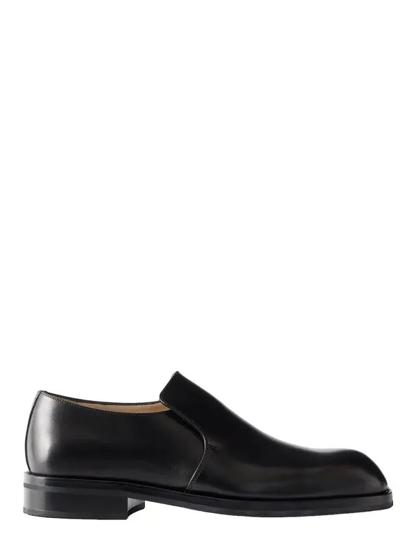 LEMAIRE Leather Loafers - Black